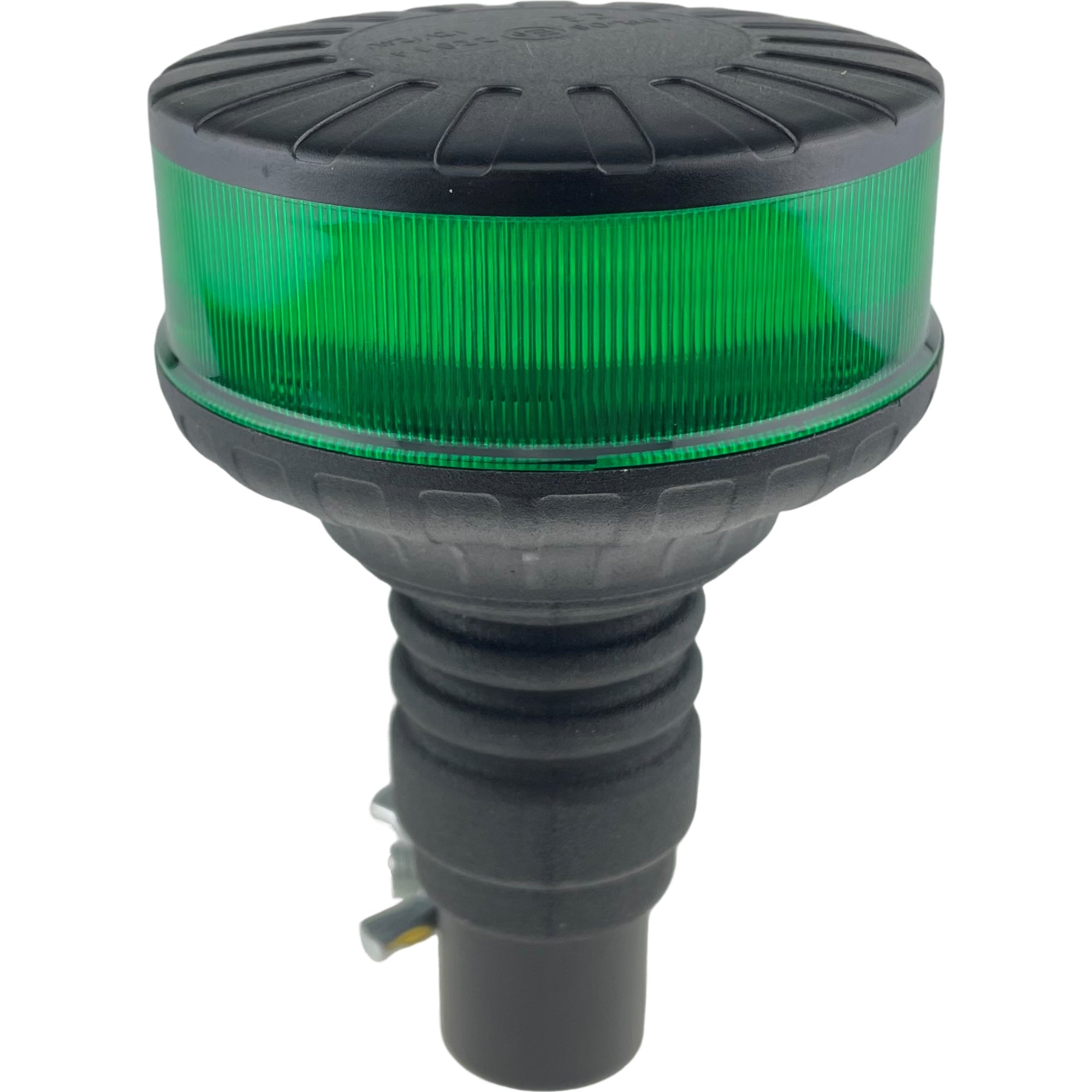 LED Green Micro Beacon Flexi Din Fitting UK 12/24v – LED Beacon Master